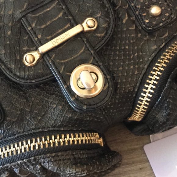Botkier | Bags | Authentic Black Leather Gold Accent Botkier Purse ...